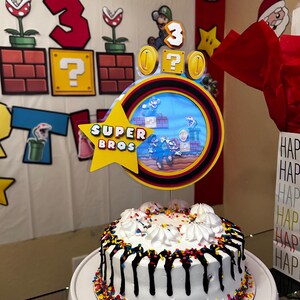 Mario Bros Cake Topper - Etsy