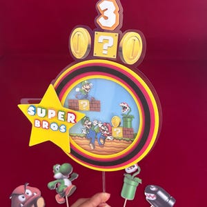 Mario Bros Cake Topper - Etsy
