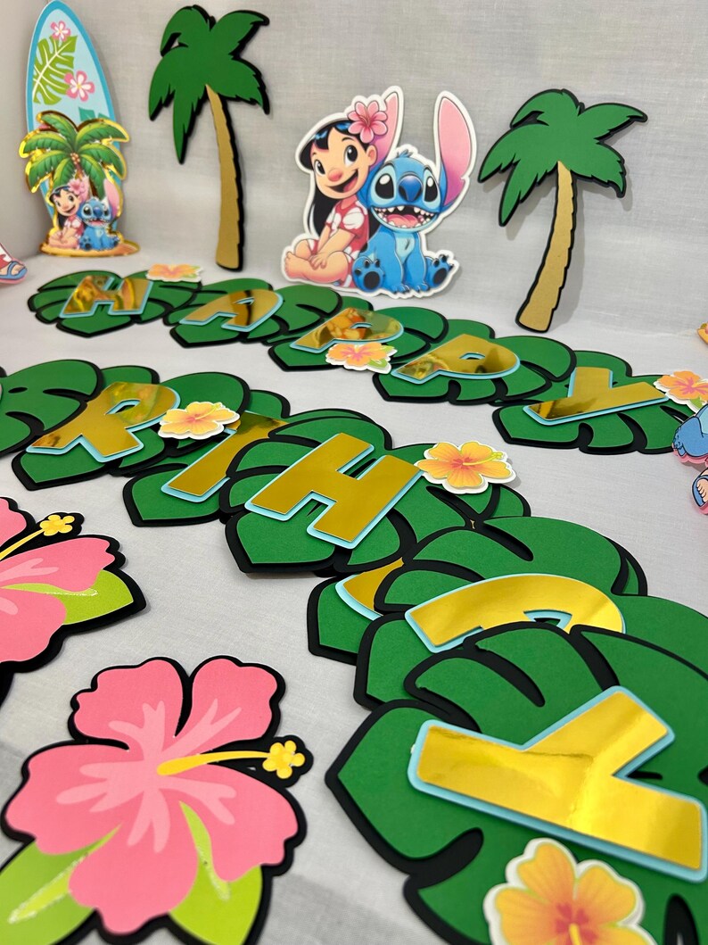 Banner De Lilo & Stitch - Etsy