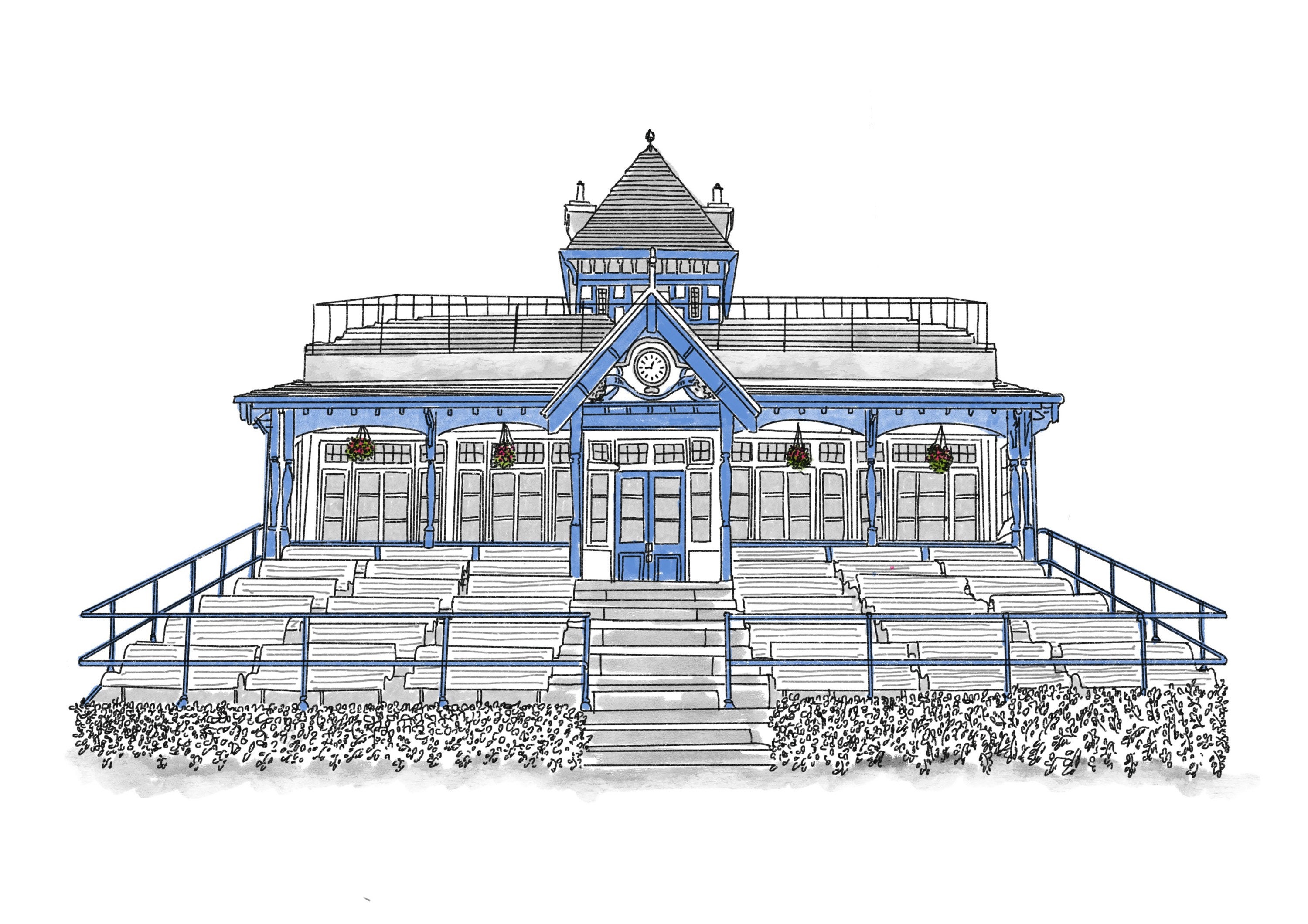 Hand Drawn Venue Illustration Custom | Etsy UK