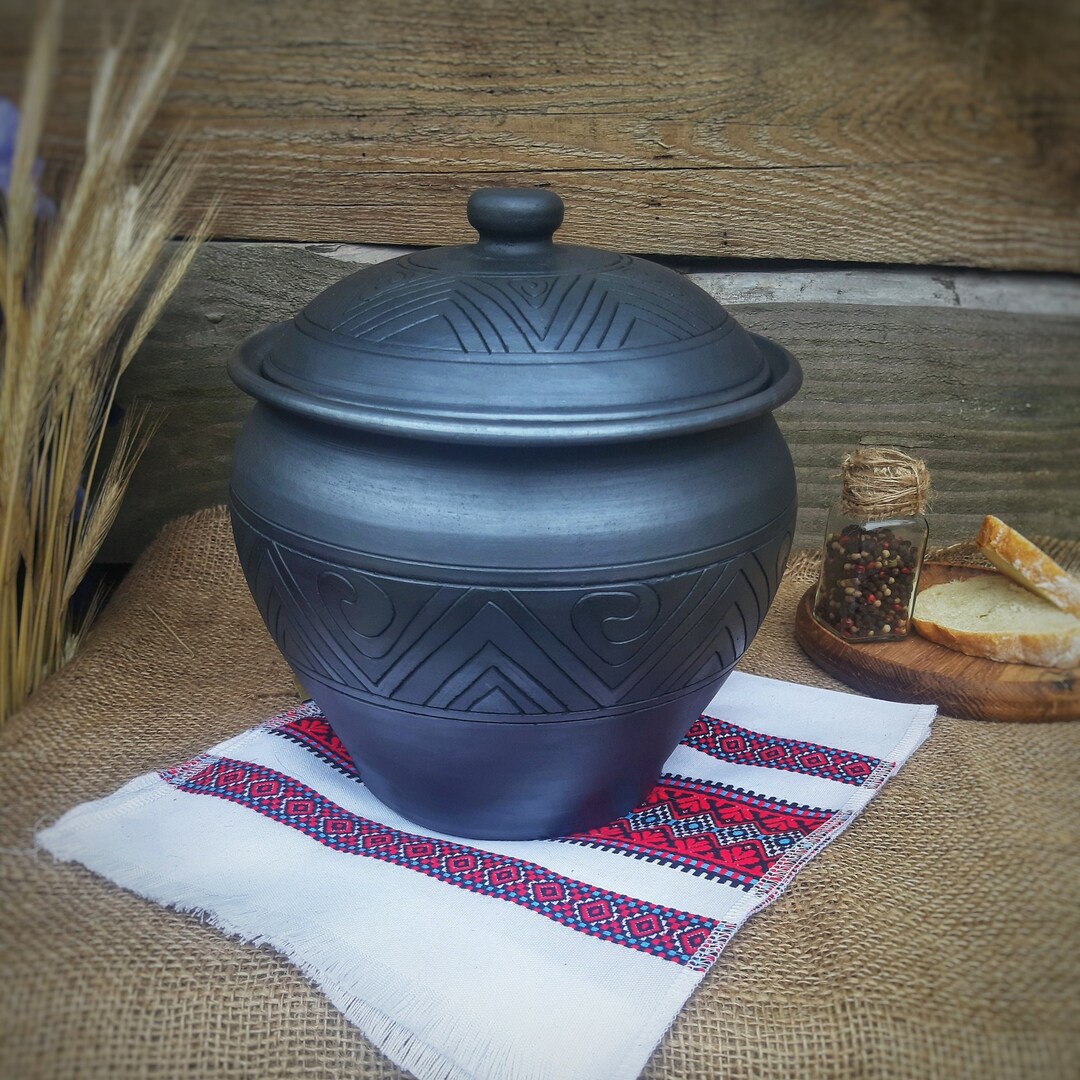 Ukraine Pottery Pots With Lid for Cooking Unique Tripilla Culture ...