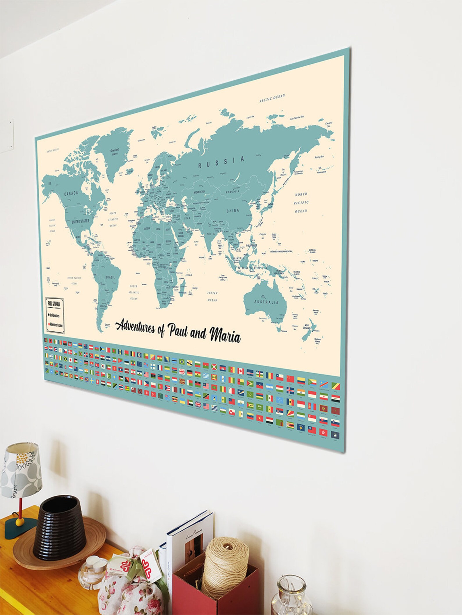 World Map Push Pin Push Pin Map World Map Pin Board Cork | Etsy