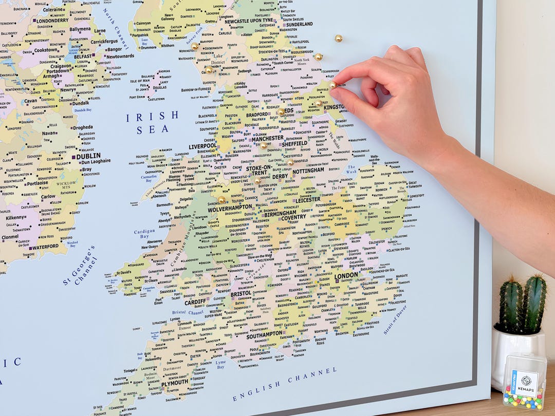 UK Pin Map - Etsy UK
