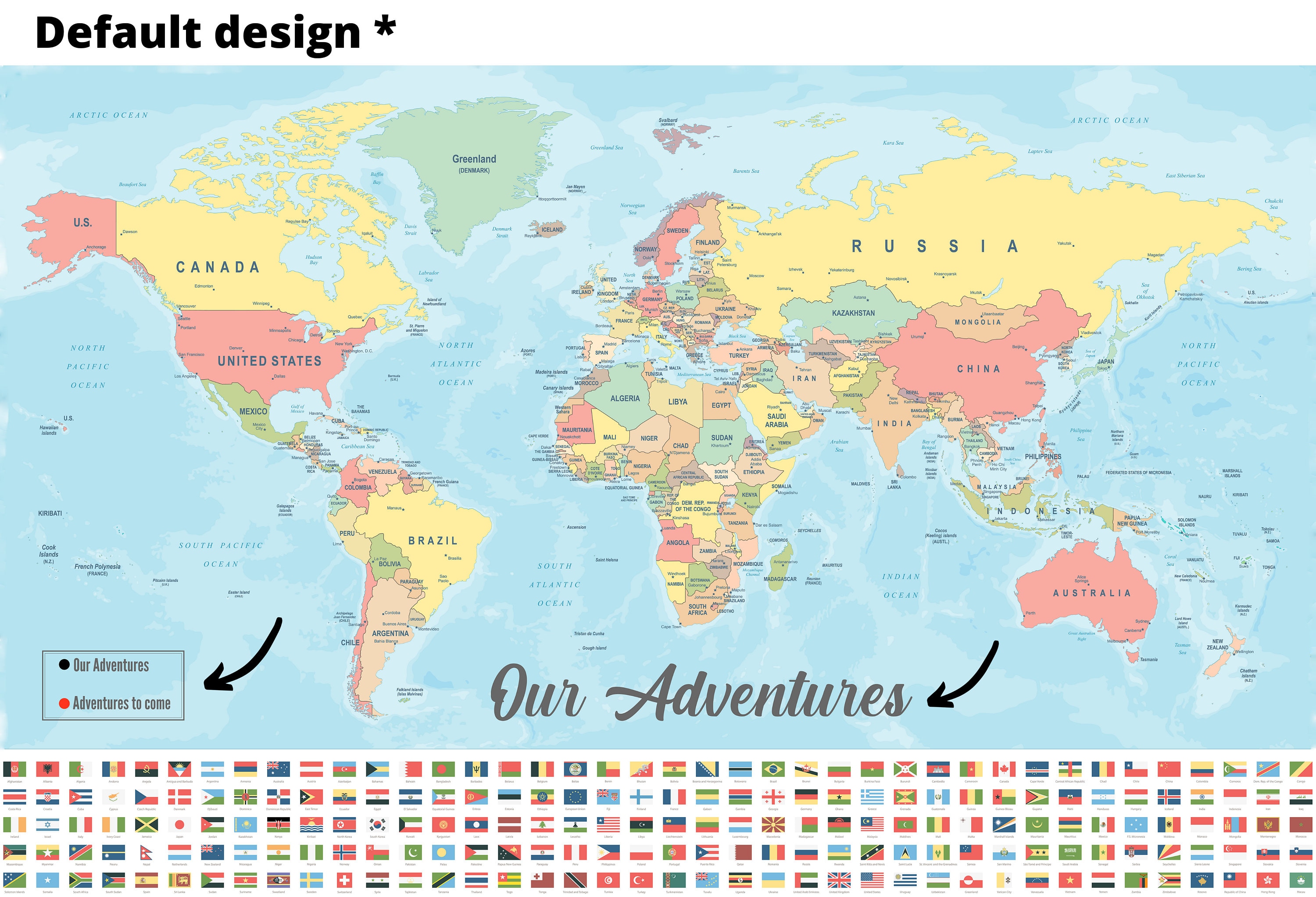 World Map Push Pin Push Pin Map World Map Pin Board Cork | Etsy