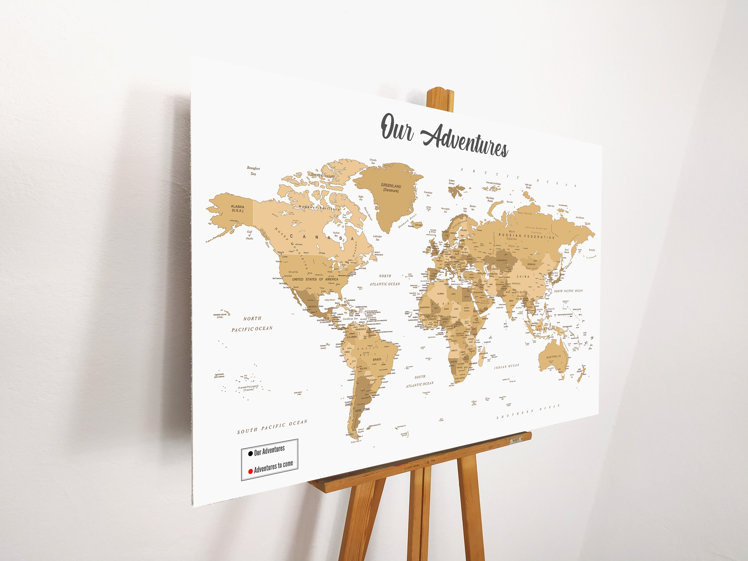 World Map Push Pin Push Pin Map World Map Pin Board Cork - Etsy UK