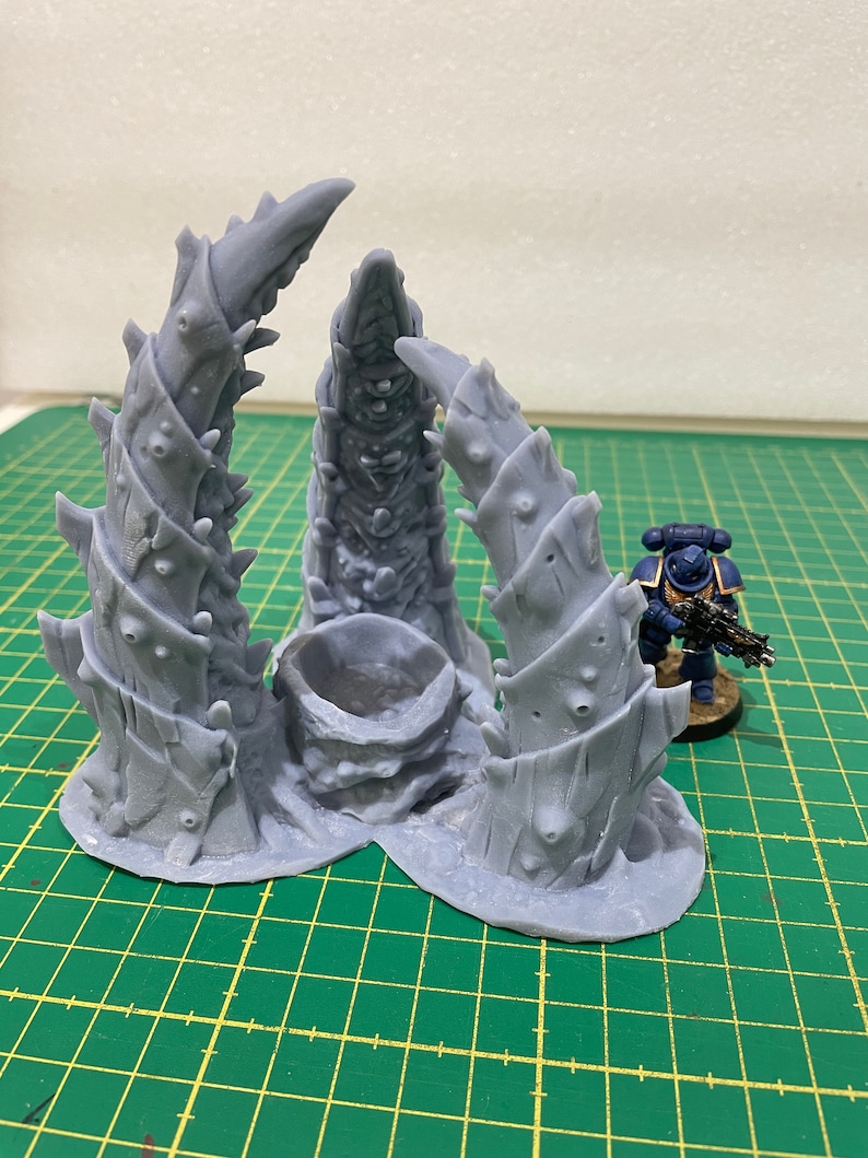 Sci-fi Terrain Alien Spires 40k 28mm Tabletop Wargames - Etsy
