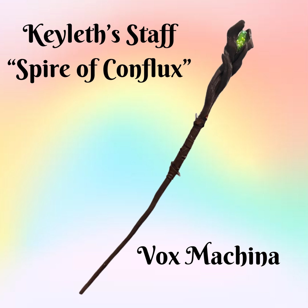 Keyleth's Staff & Antlers | Spire of Conflux | Legend of Vox Machina - Etsy
