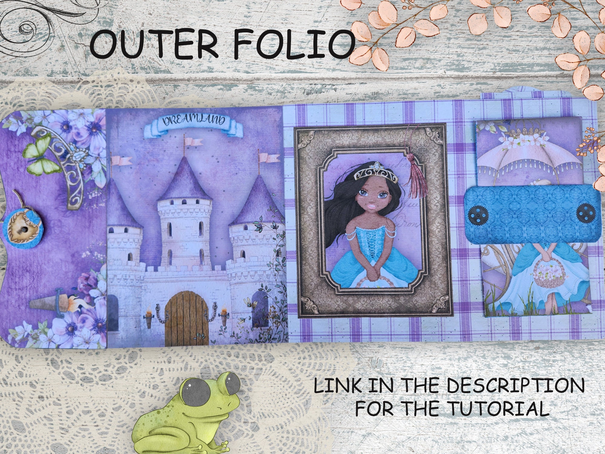Prince and Princess Junk Journal Folio Kit, Loaded Folder, Printables ...
