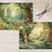 Forest Background Junk Journal, Digital Kit, Journal Diy, Journal Pages ...