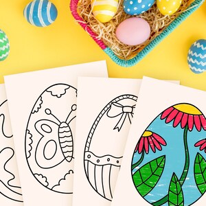 Easter Coloring Pages for Kids Bundle Printable Easter | Etsy