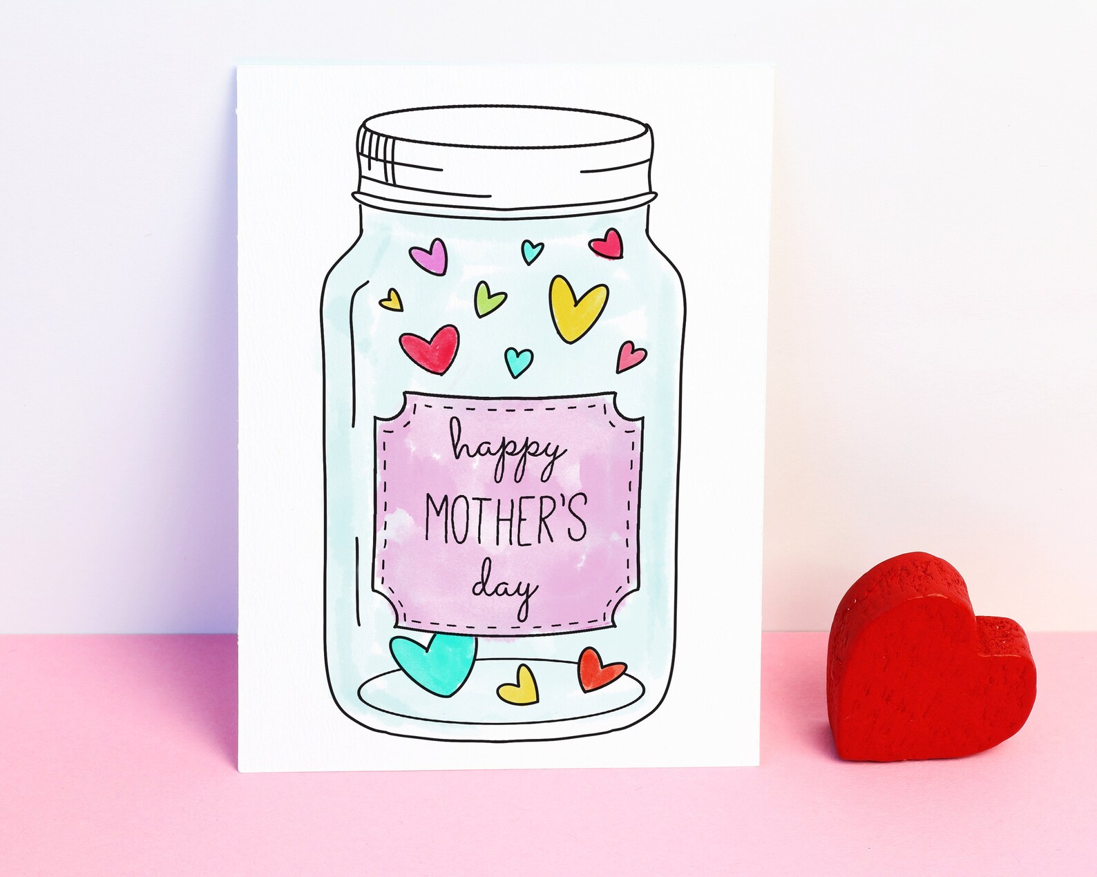 Mother's Day Coloring Printable Card - Mother's Day Card Printable ...