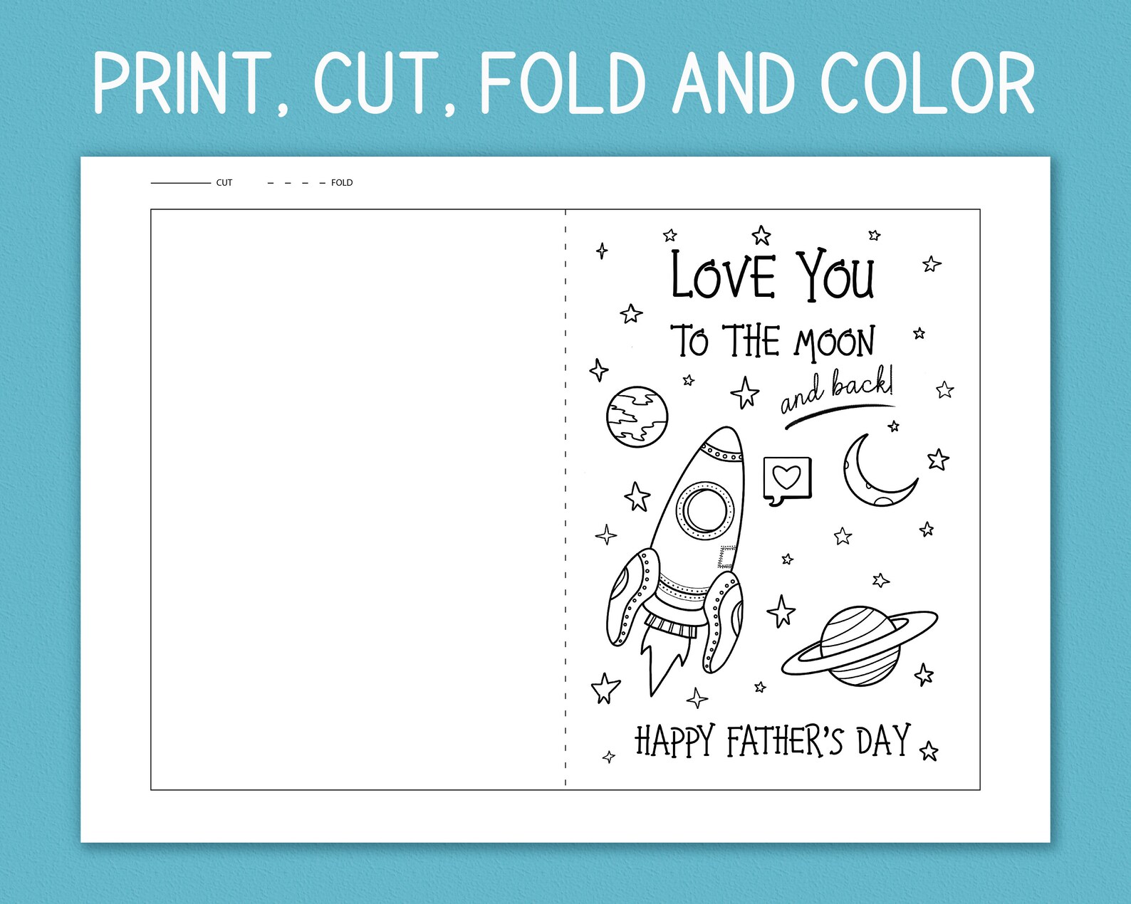 Father's Day Card From Kids Printable - Father's Day Card From Daughter ...