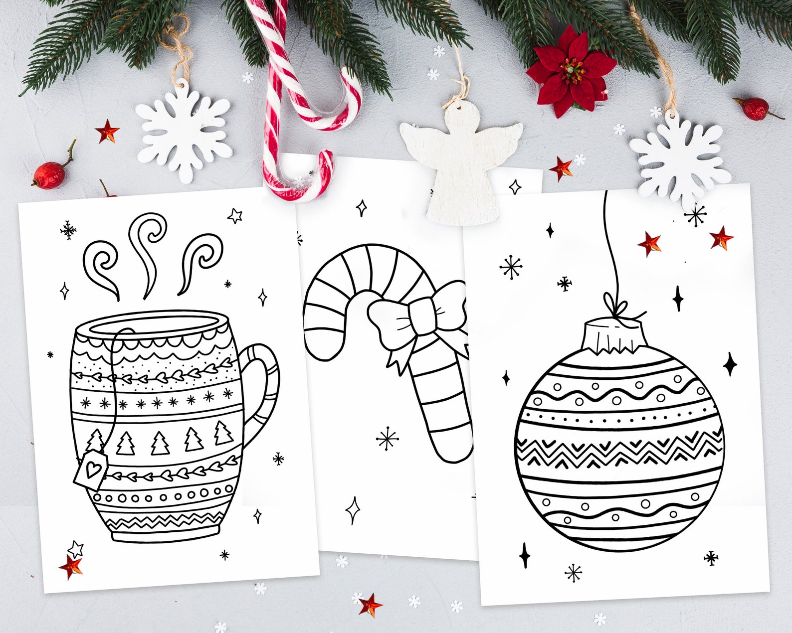 Christmas Coloring Pages for Kids - Printable | Christmas Coloring ...