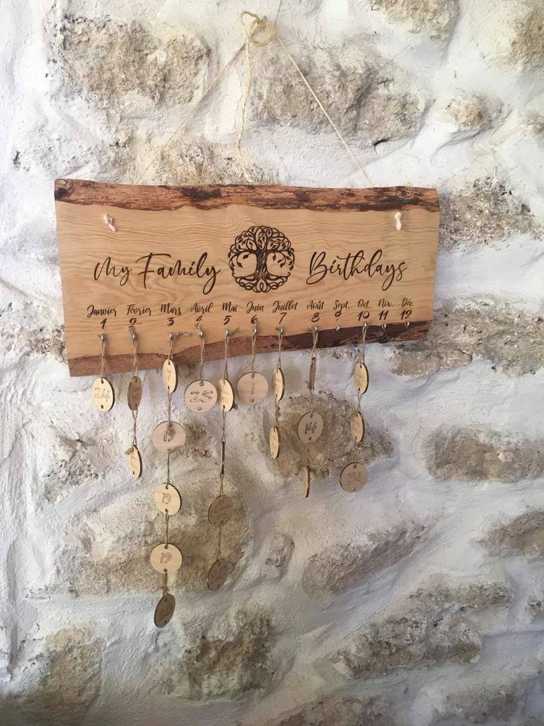 My Family Birthday Panel - Etsy