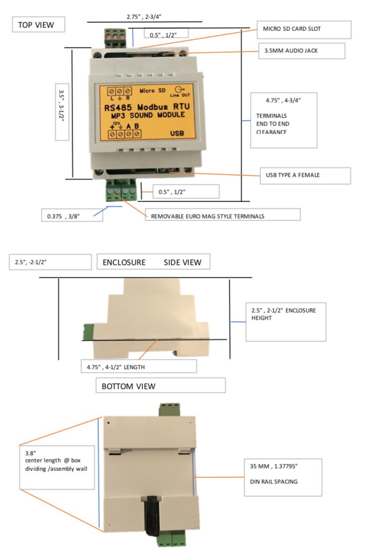 Rs-485 Modbus Mp3 Player Module - Etsy