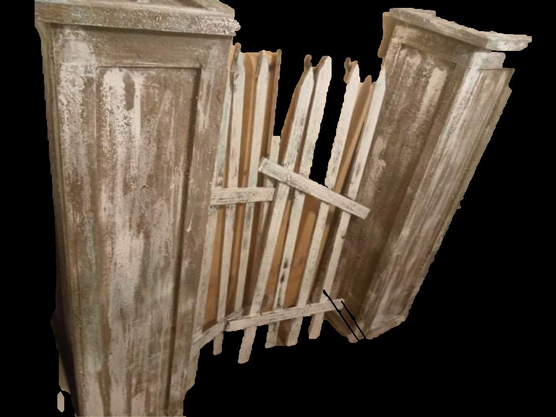 Full Size 60" Cemetery Columns With Skull Front - Etsy