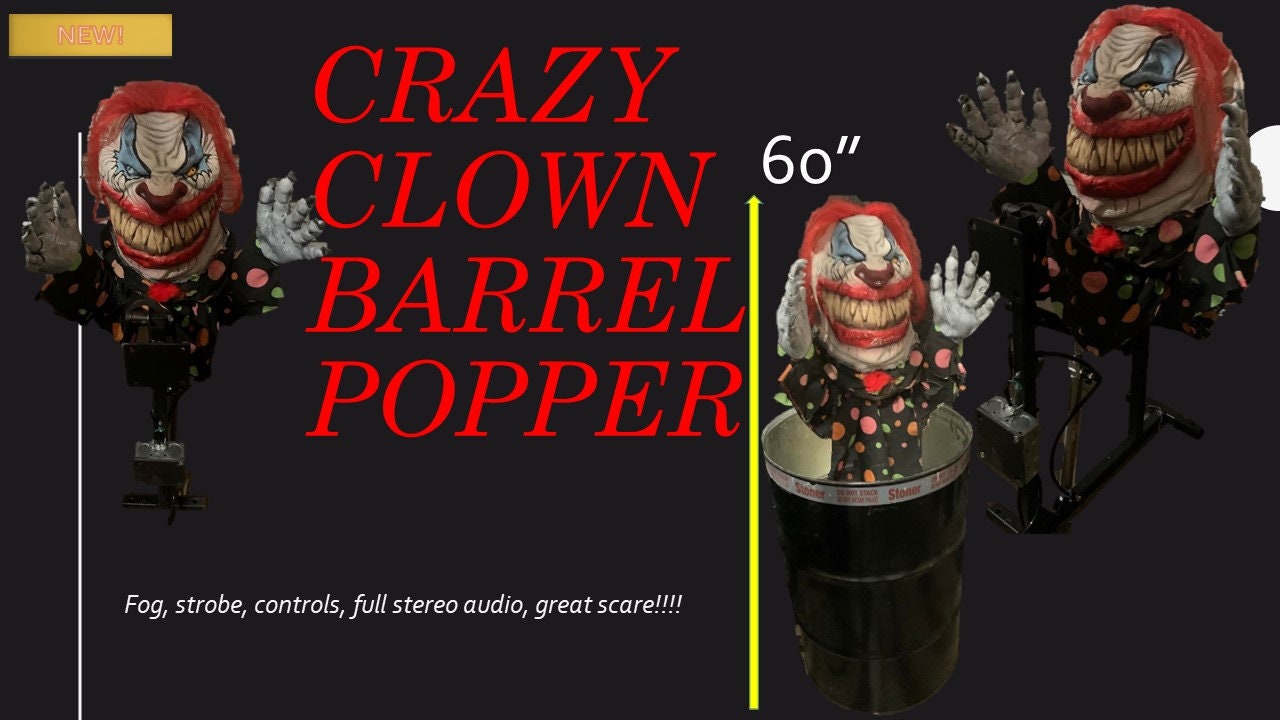 Crazy Clown Barrel Popper - Etsy
