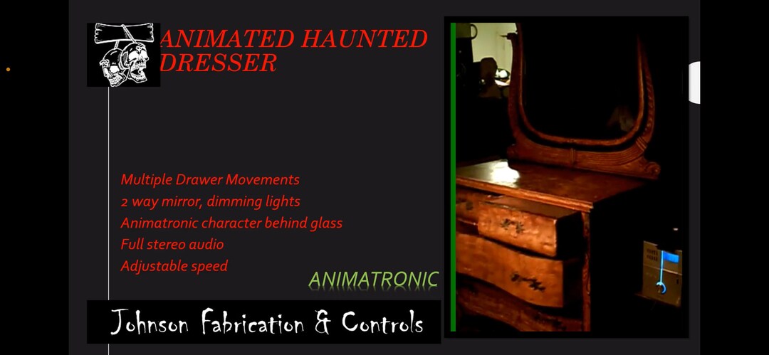 Animated Haunted Dresser - Etsy