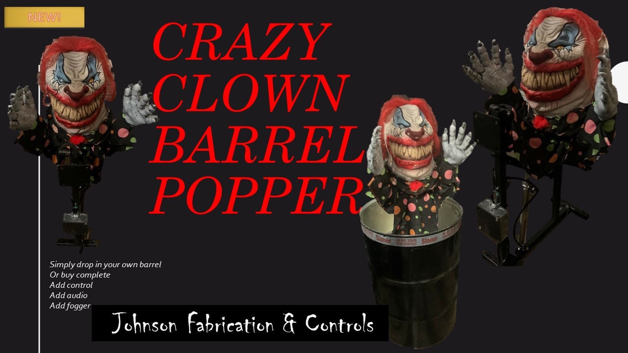 Crazy Clown Barrel Popper - Etsy