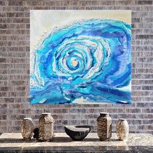 Eye of the Hurricane Original Abstract Fluid Painting and Art for Your ...