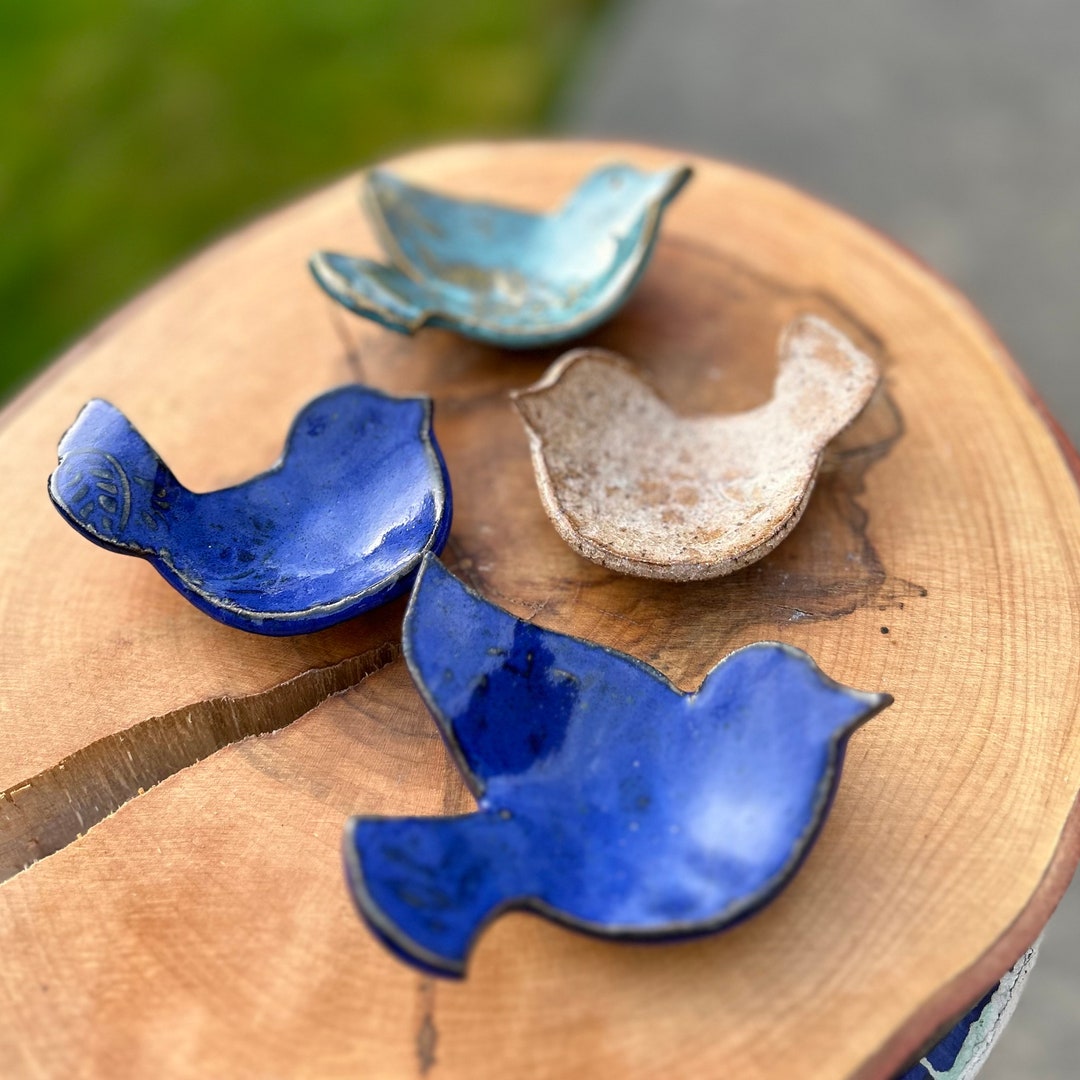 Handmade Ceramic Bird Dish - Etsy
