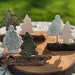 Ceramic Trees on Birch Tree Base - Etsy