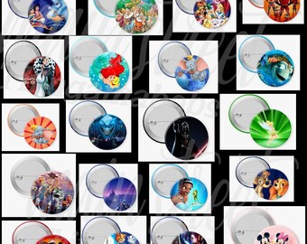 Character Buttons - Etsy