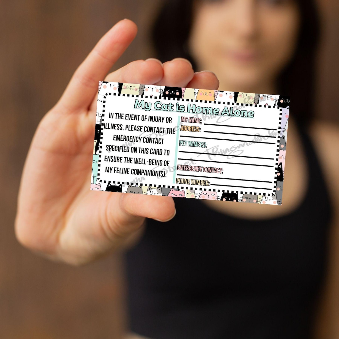 Lifesaver Cat-feline Home Alone Card - Etsy