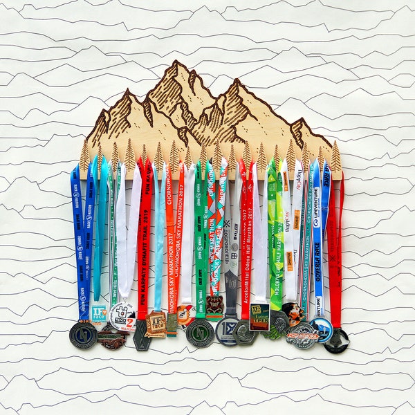 Running Medal Holder - Etsy