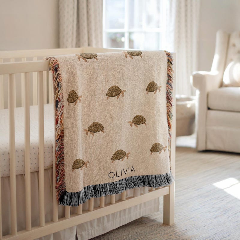 Tortoise Throw Blanket - Etsy UK