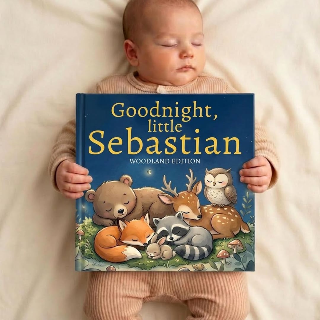 Personalized Woodland Animals Bedtime Story Book, Custom Forest Animal ...