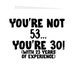 Funny 53rd Birthday Card, Funny Birthday Card for 53 Year Old, 53rd ...