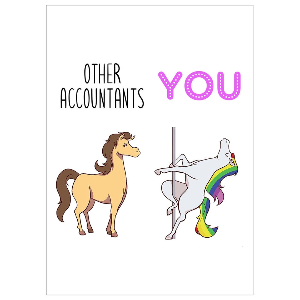 Accountant Birthday Card Graduation Card Accountant Funny | Etsy