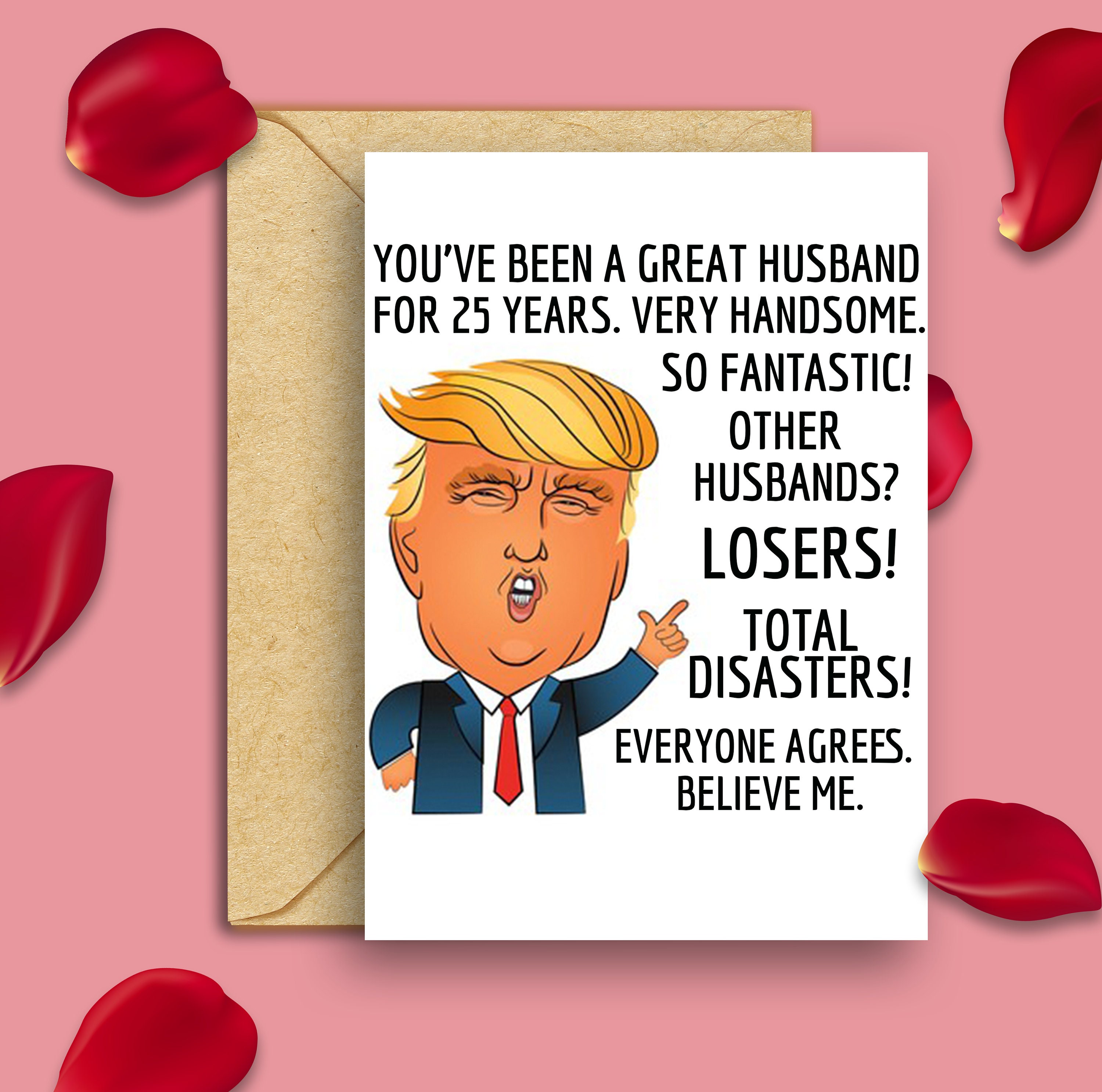 Funny 25th Anniversary Card 25th Anniversary Card Husband 25 | Etsy