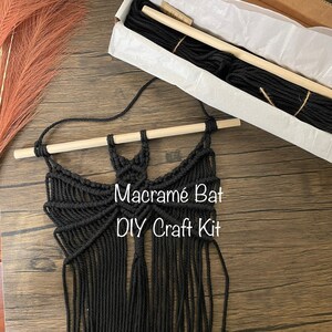 Macrame Bat DIY Craft Kit - Etsy