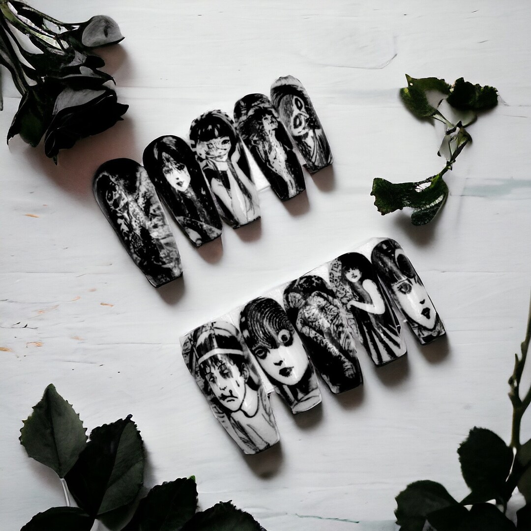 Junji Lto 2 Handmade Press on Nails - Etsy