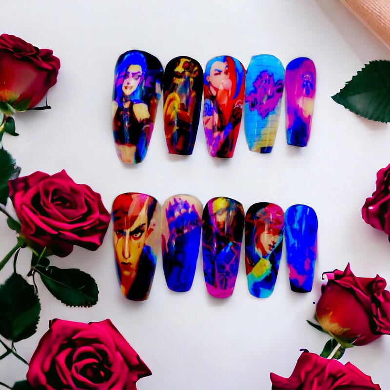 Arcane Jinx Nails - Etsy