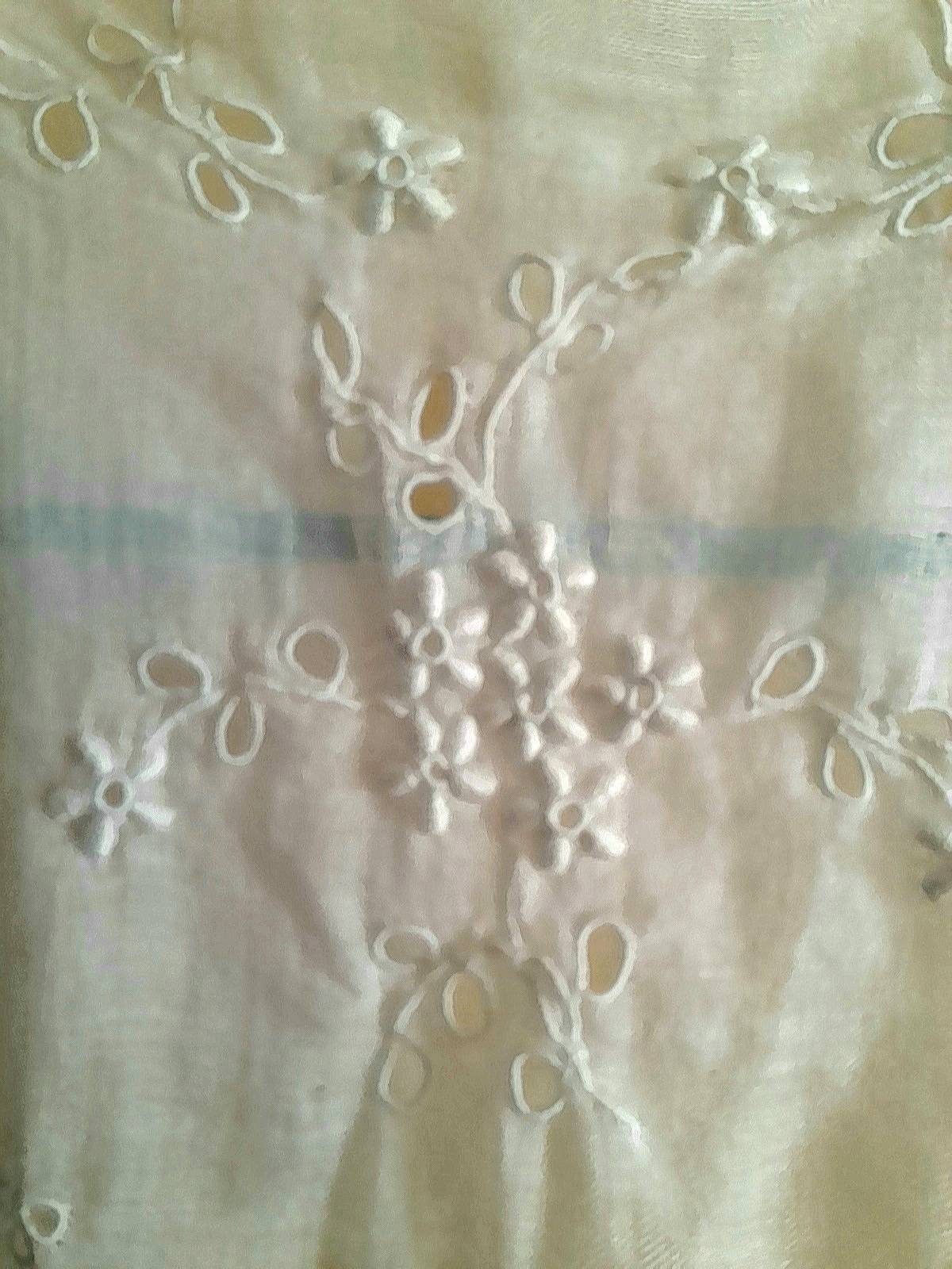 Vintage Little Girl Semi Sheer Muslin Dress With Delicate - Etsy