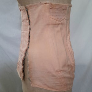 Antique 20's Antinea Paris Modelling Corset With Back Lacing and Metal ...