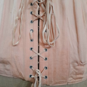 Antique 20's Antinea Paris Modelling Corset With Back Lacing and Metal ...