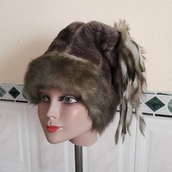 Shearling Hat - Etsy