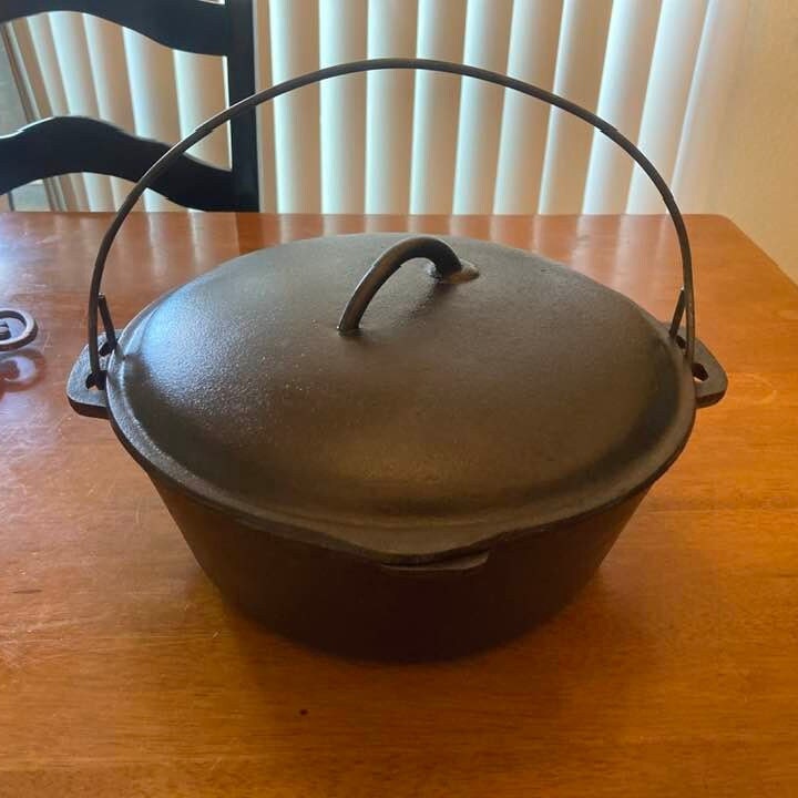 Vintage Cast Iron Dutch Oven 8 Birmingham Stove & Range BSR Seasoned - Etsy