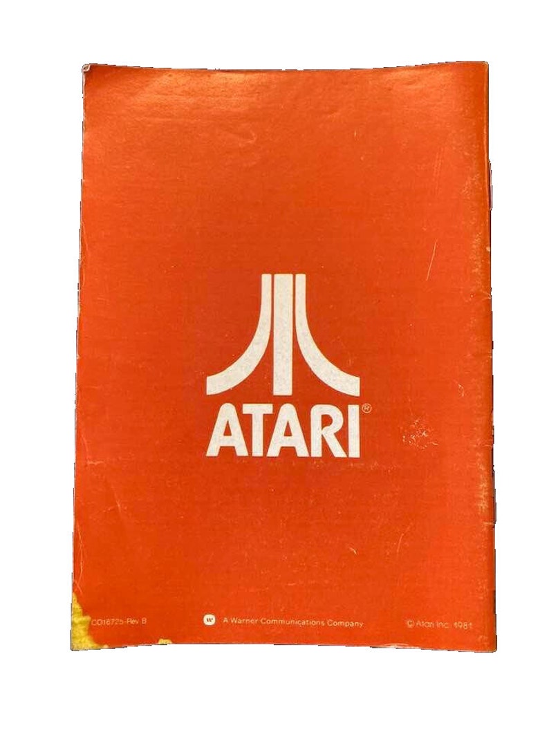Vtg 1981 the Atari Video Computer System Catalog Video Game Booklet Rev ...