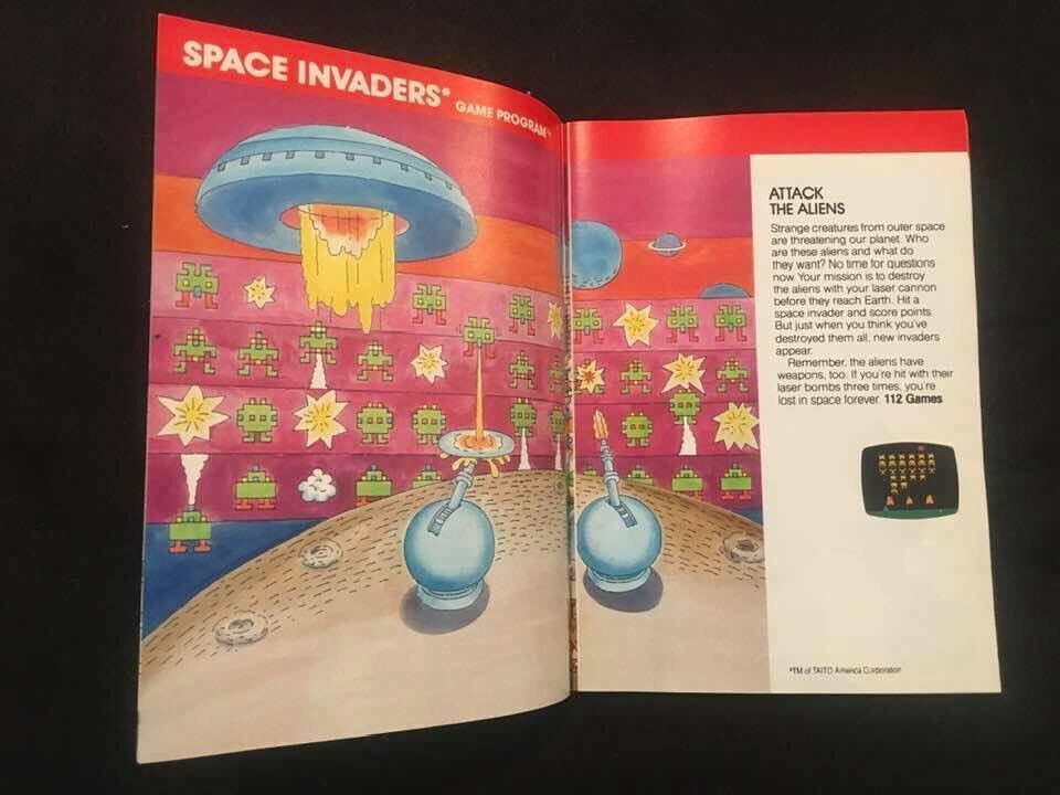 Vtg 1981 the Atari Video Computer System Catalog Video Game Booklet Rev ...