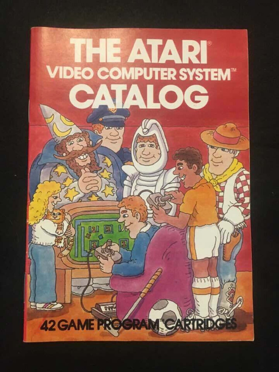 Vtg 1981 the Atari Video Computer System Catalog Video Game Booklet Rev ...