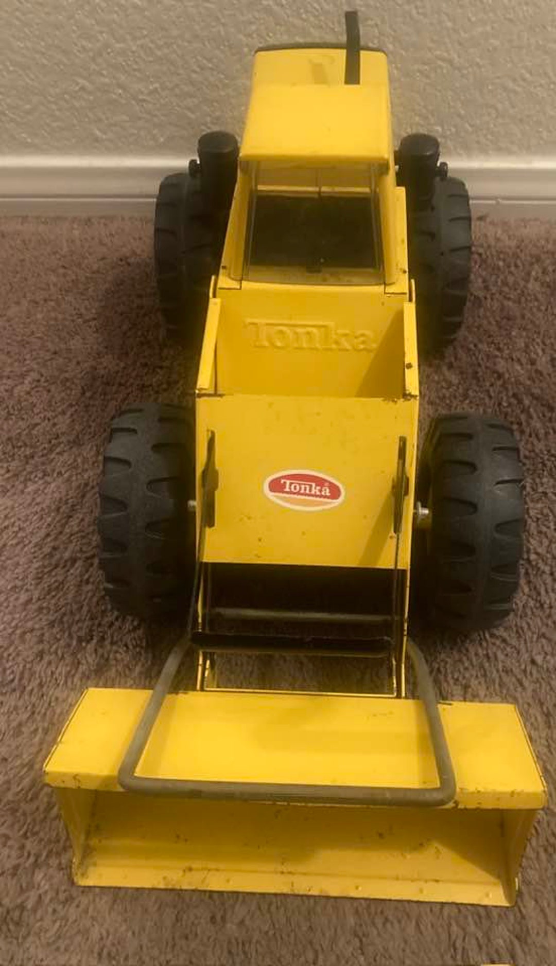 Vintage Mighty Tonka Diesel Front End Loader XMB-975 1970's Pressed ...