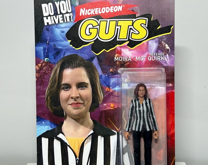 Nickelodeon Guts Referee Moira Mo Quirk Custom Action Figure - 90's ...