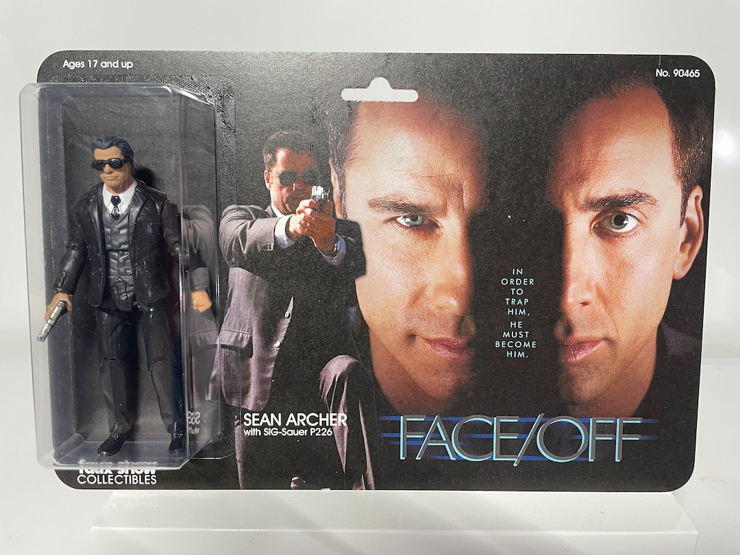 Face/off Custom Action Figure of Sean Archer Bootleg Nicolas Cage John ...