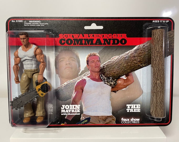Commando Arnold Schwarzenegger the Tree & John Matrix 2-pack Custom ...