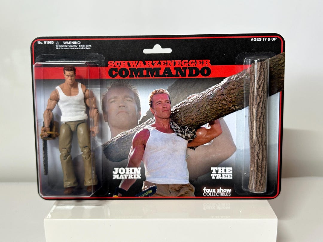 Commando Arnold Schwarzenegger the Tree & John Matrix 2-pack Custom ...